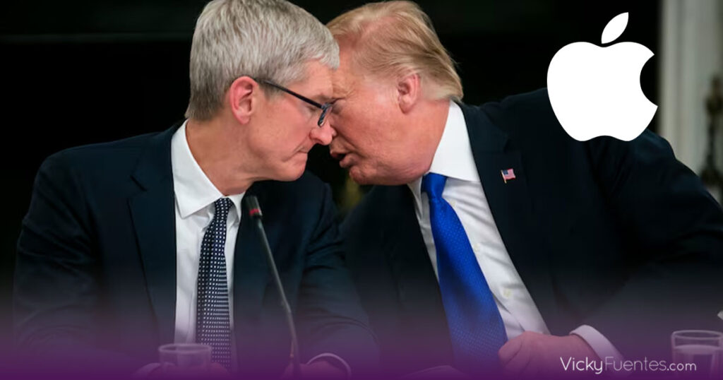 Trump anuncia que Apple moverá fabricación de México a EE.UU