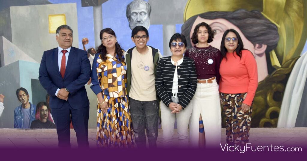 Lilia Cedillo preside Informe en Preparatoria Alfonso Calderón BUAP